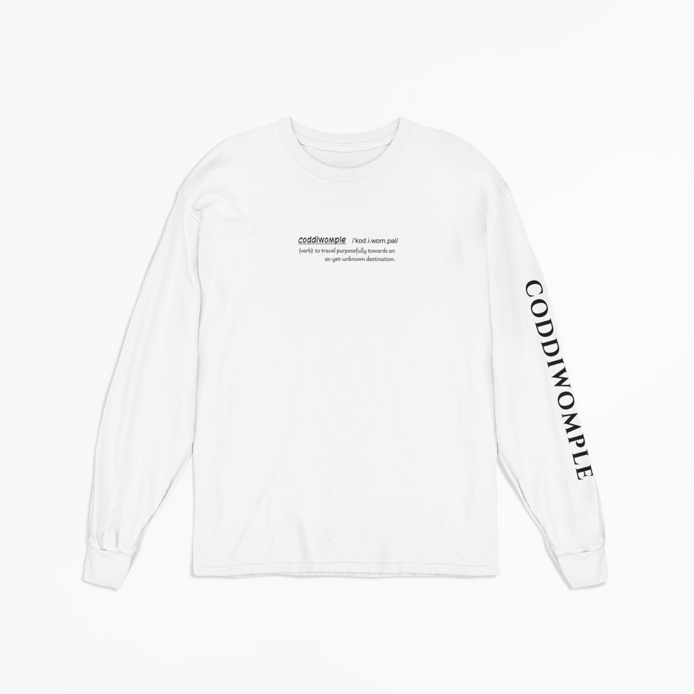 Coddiwomple - Unisex Long Sleeved Tee – Made on the Road